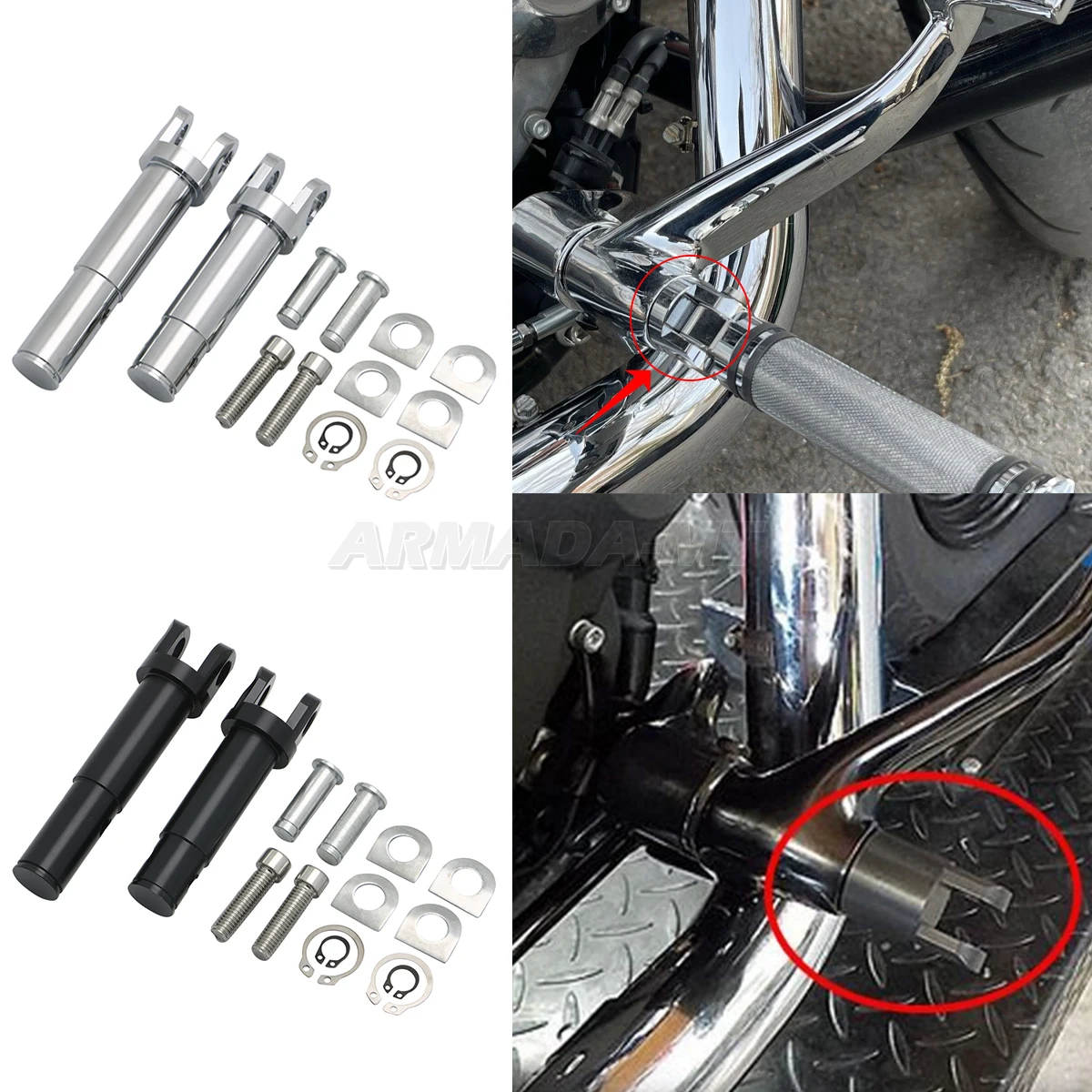 XL1200 Foot Peg Support Mount Motorcycle Accessories Front Foot ...