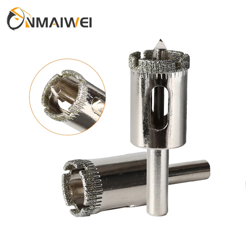 Glass-Hole-Saw-16-120mm-Positioning-Diamond-Coated-Center-Drill-Bit ...