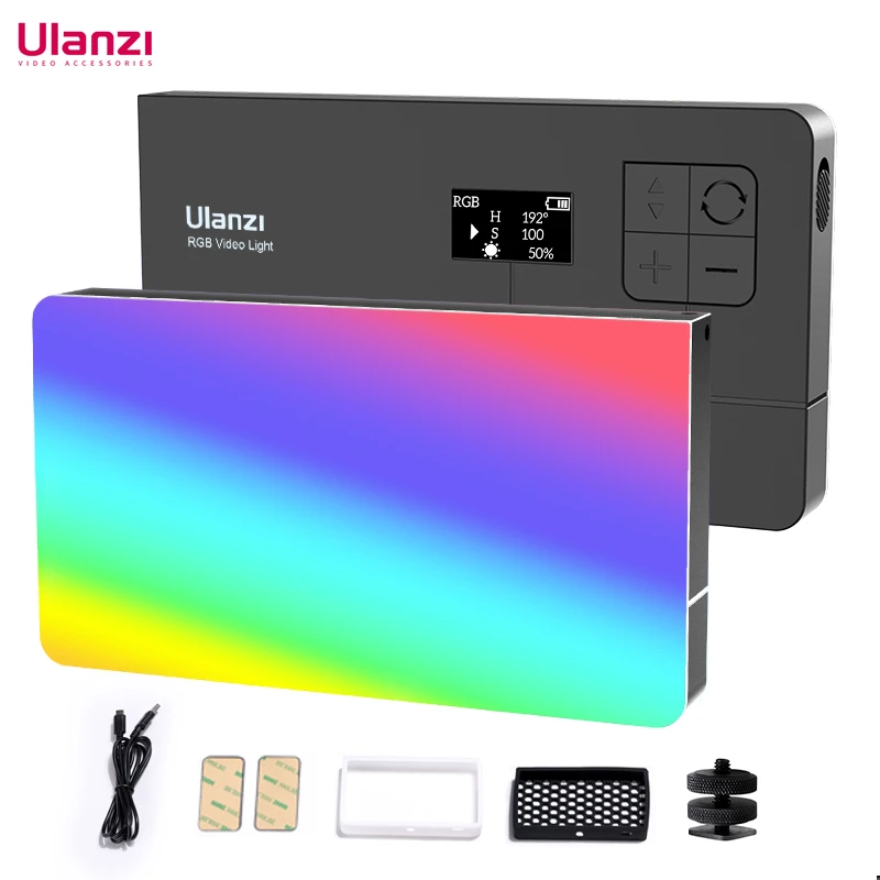 Ulanzi LT002 7 inch Pocket Fill Light RGB LED Panel Light CRI 95+ 2500 ...