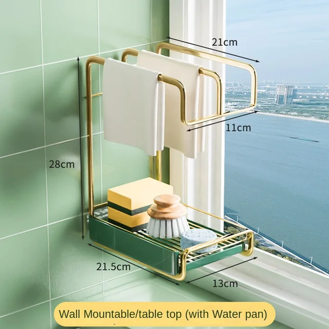 Világos Luxus Stílusú Rongyos Lefolyó Állvány Konyhai Tároló Tartók ...