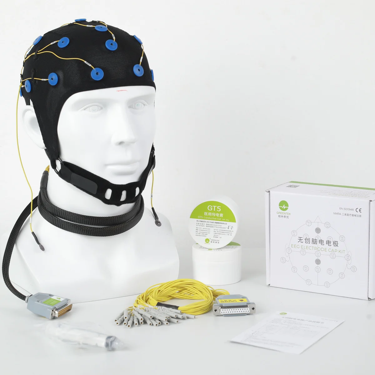 Manufacturer 19 Channel Eeg Cap Electrodes for Clinical Epilepsy Video ...