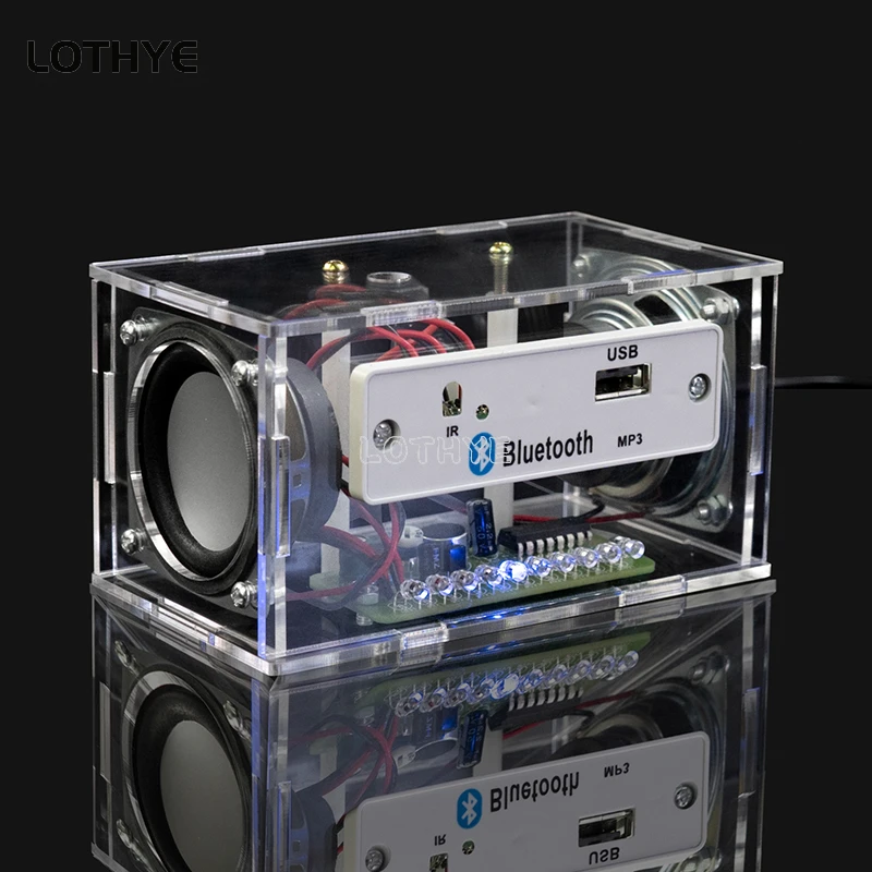 Mini-Dual-Channel-Bluetooth-Speaker-Audio-3W-2-DIY-Electronic-Kit-Voice ...