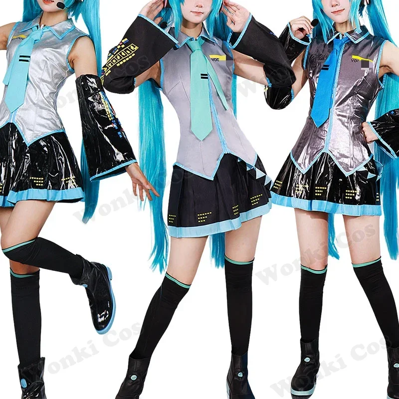 V-Miku-Cosplay-Costume-Green-Ponytail-Wig-Virtual-Singer-Cosplay-Shoes ...