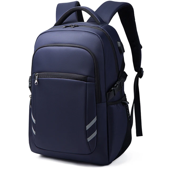 15.6''Laptop Backpack For Men W/USB Port Bag High Quality Oxford ...