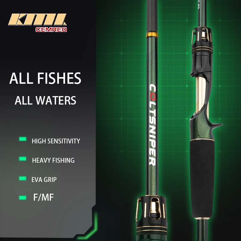 CEMREO-Professional-Casting-Carbon-Fishing-Rod-Double-Tips-2-1m-2-4m-M ...