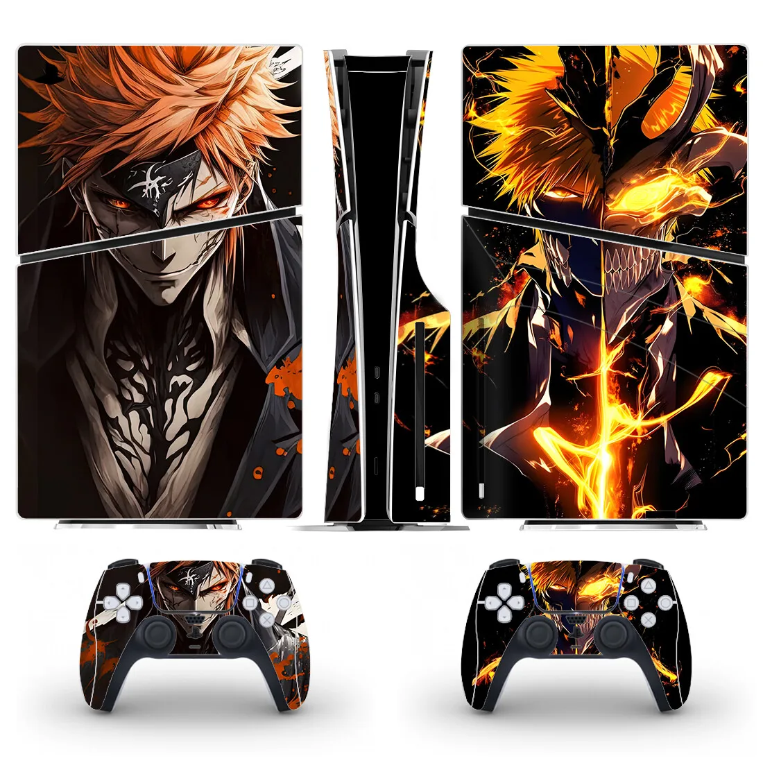 New Anime PS5 Slim Disc Skin Sticker Decal Cover for Console and 2 ...
