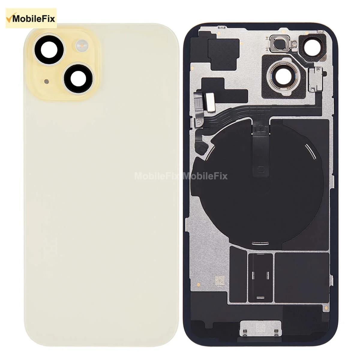 New-For-IPhone-15-Back-Glass-With-Steel-Plate-With-Wireless-NFC ...