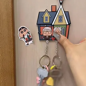 Kawaii Disney Up Travel with The House Keychain Anime Cartoon ...