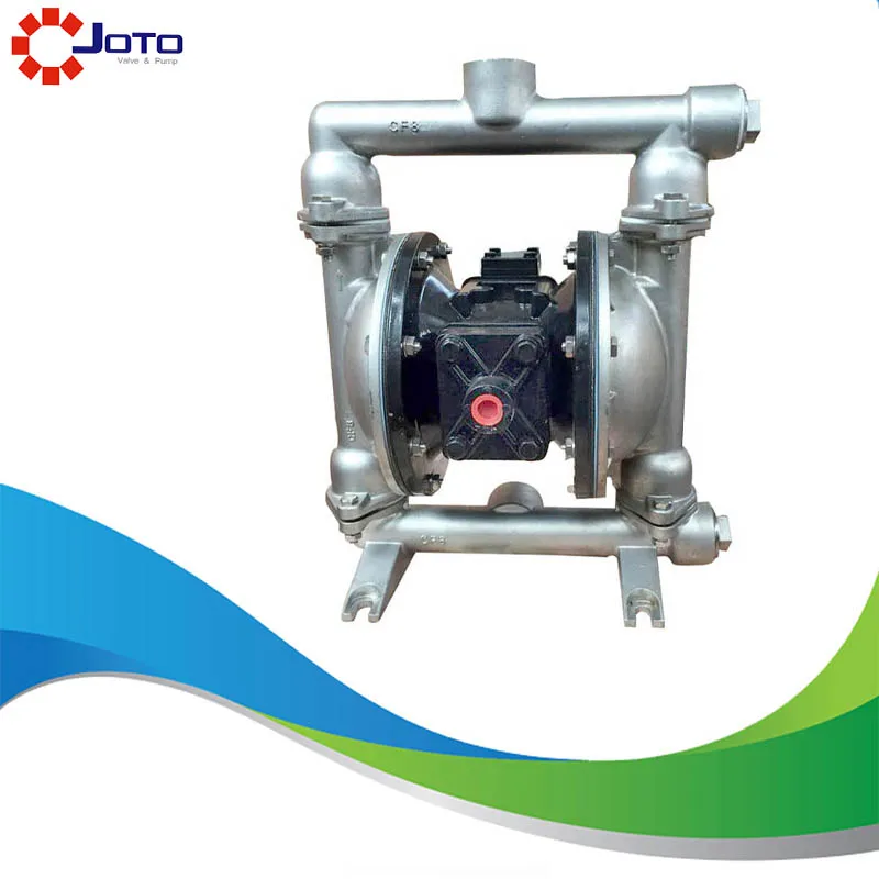 Natural color QBY 25 Stainless Steel 304 Tomato Slurry diaphragm pump with diaphragm|diaphragm ...