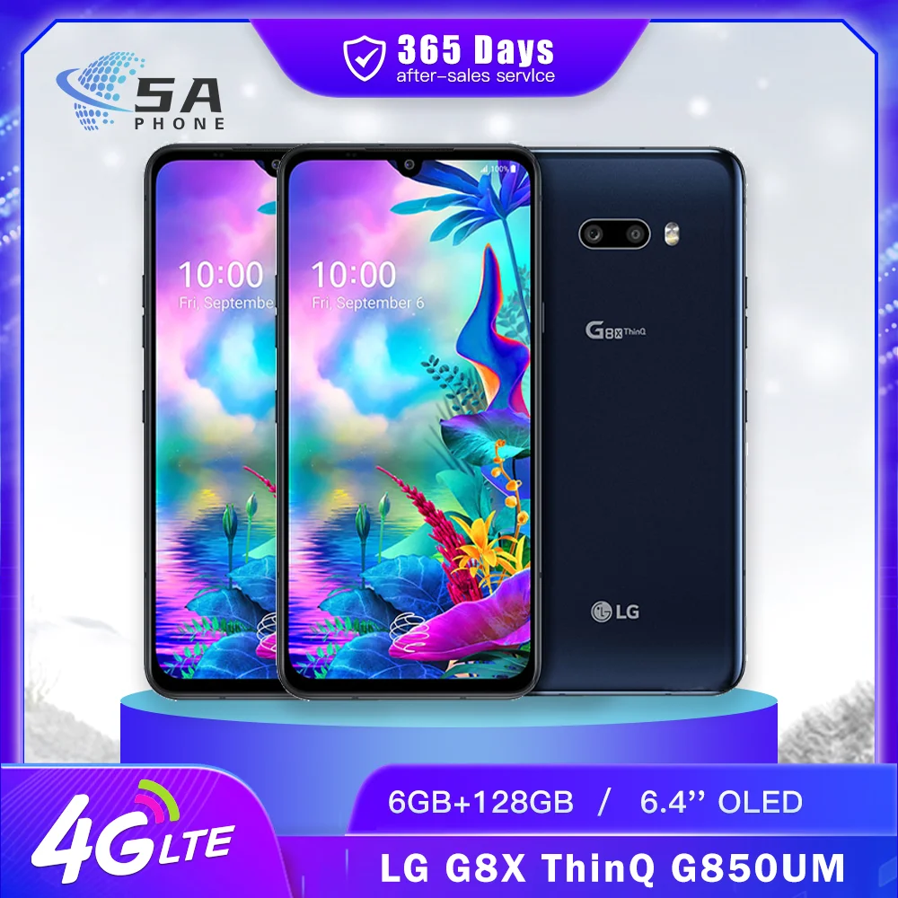 Original-LG-G8X-ThinQ-4G-LTE-Mobile-Phone-6-4-G850UM-Android-SmartPhone ...