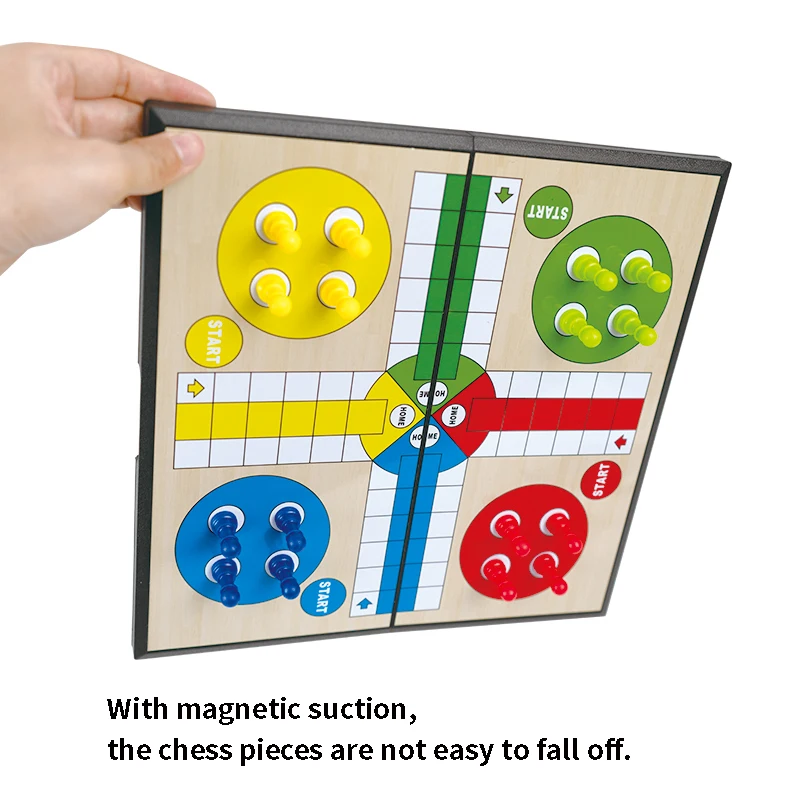 PANDODO-Big-Size-Plastic-Magnetic-Folding-Chessboard-Aeroplane-Chess ...