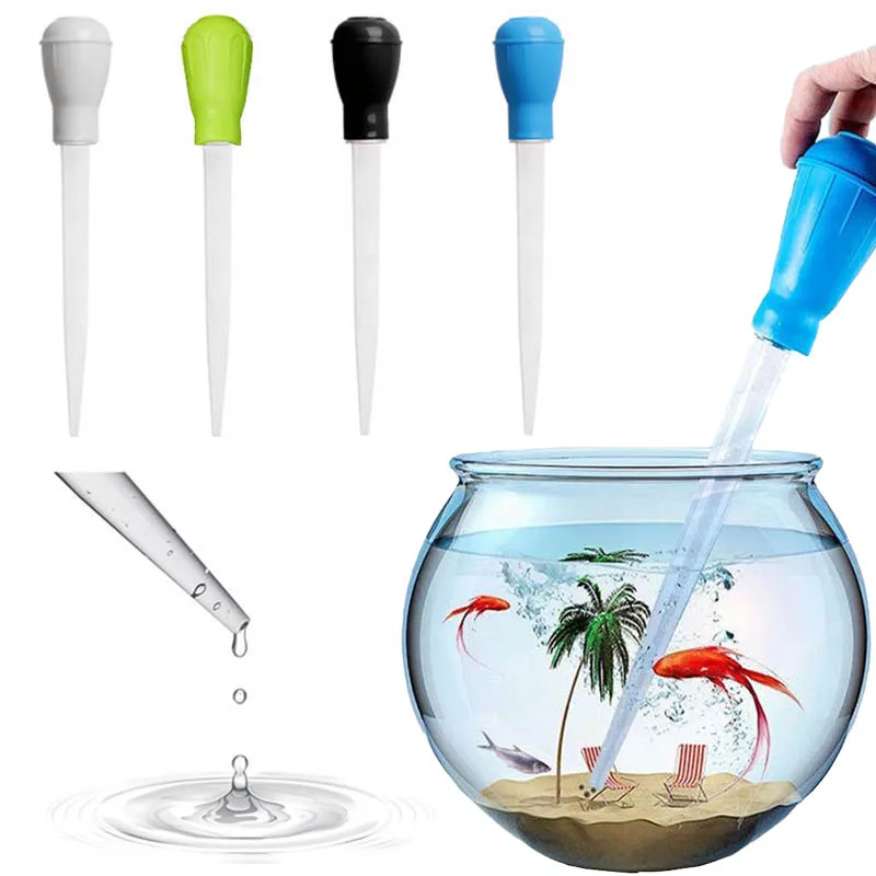 Fish Tank Poop Sucker Water Changer Aquarium Mini Feeding Tube Manual ...