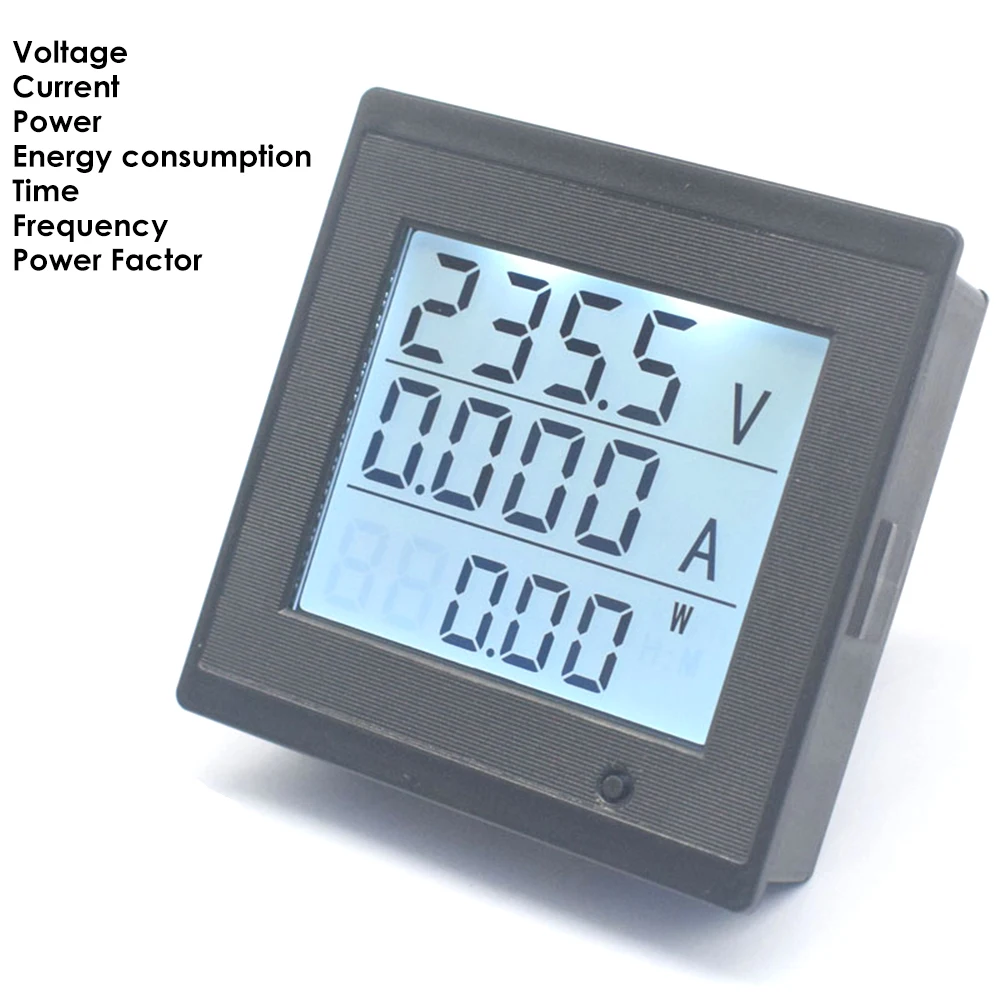 20A AC 80 300V Display LCD digitale voltmetro amperometro wattmetro ...