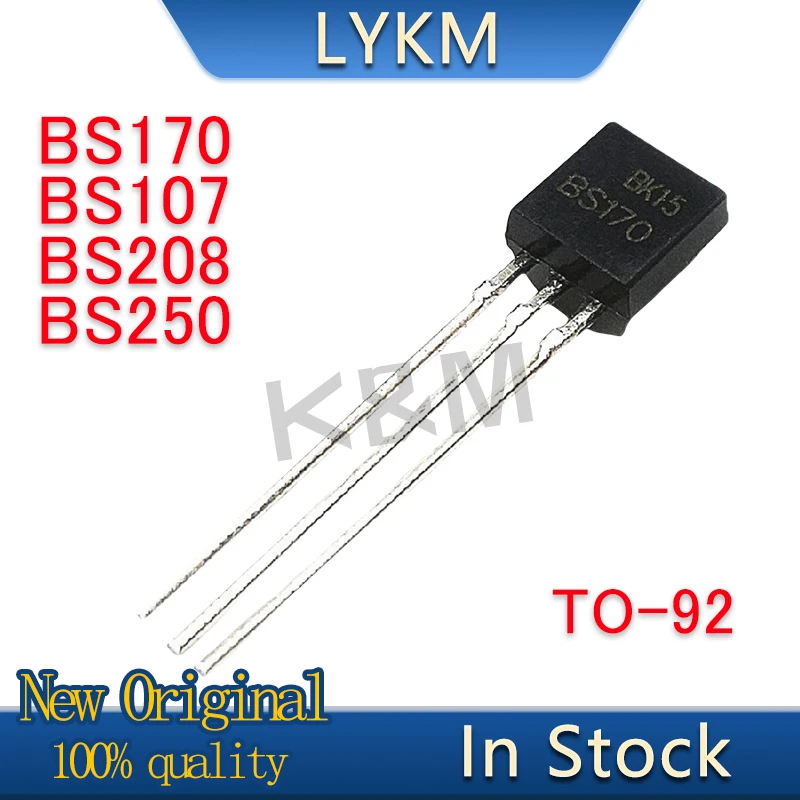 BSknit-BS208-BS250-TO-92-Transistor-triode-10-pi-ces-original-nouveau ...