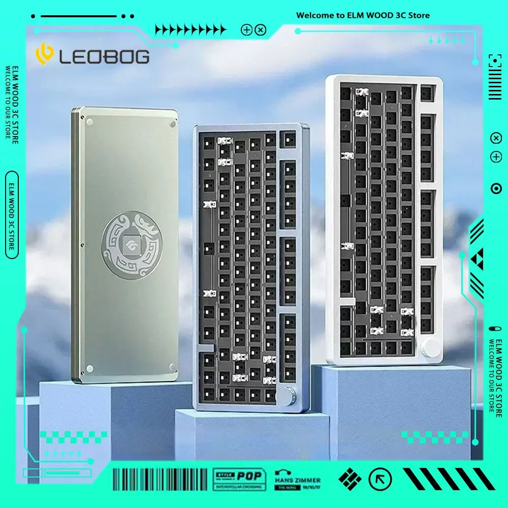 LEOBOG-Hi8-Mechanical-Keyboard-Aluminum-Kits-Multifunctional-Knob-Three ...