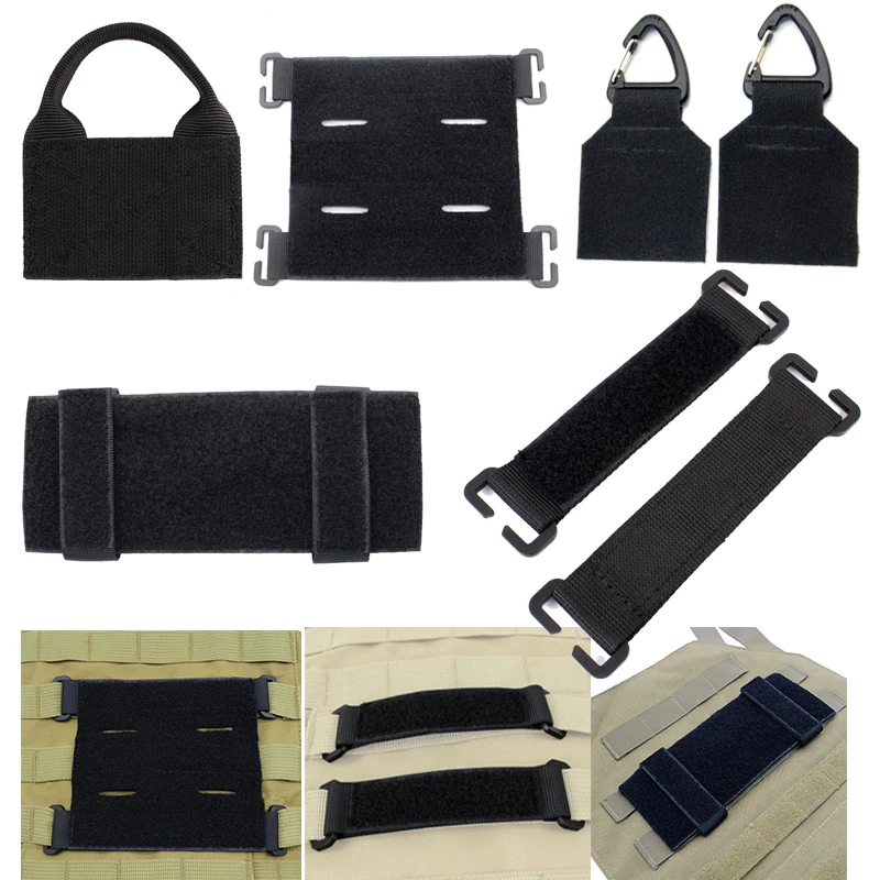 Tactical-Vest-Backpack-Patch-Molle-Strips-Adapter-Panel-Hook-Loop ...