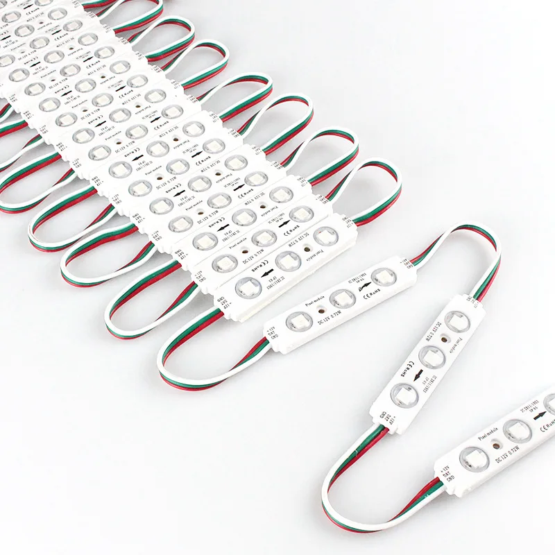 Módulo LED a todo Color WS2811 RGB SMD5050, 3 lámparas de 12V de CC ...