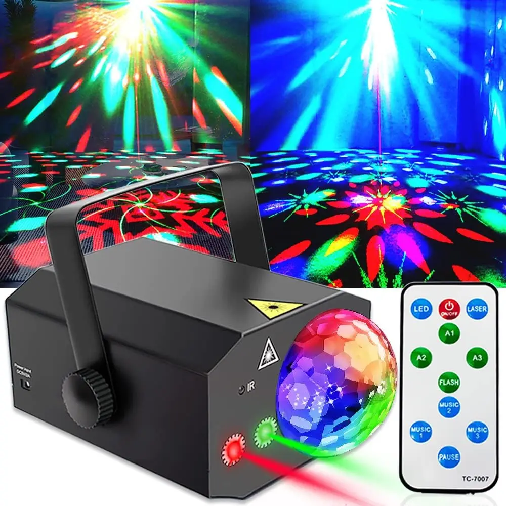 Household-Mirror-Ball-Club-Party-Laser-Party-Lights-with-Pattern ...
