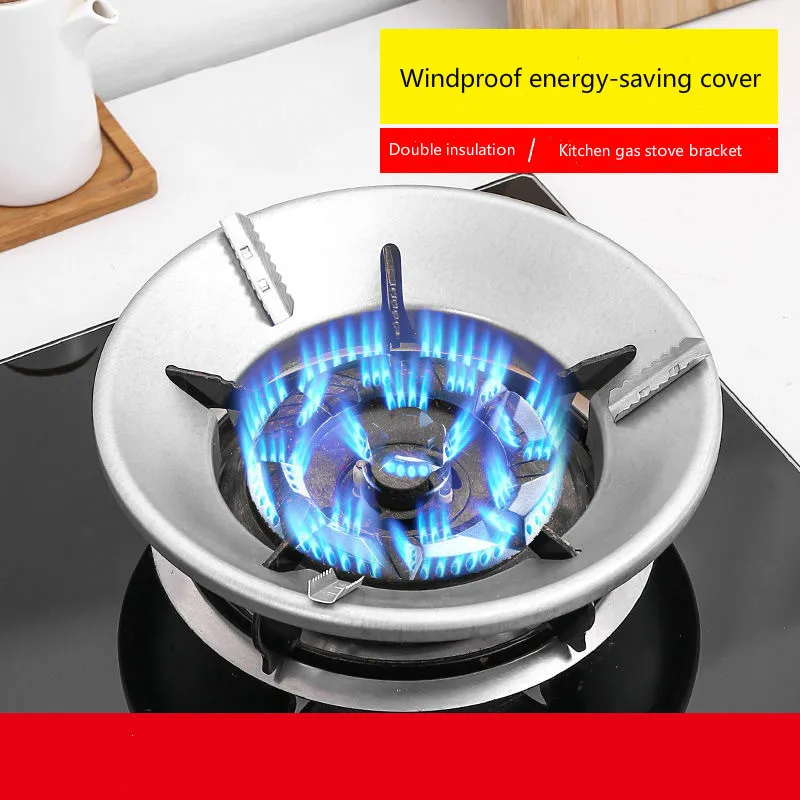 Fireproof-Windshield-Save-Gas-Cover-Windproof-Ring-Anti-skid-Bracket ...