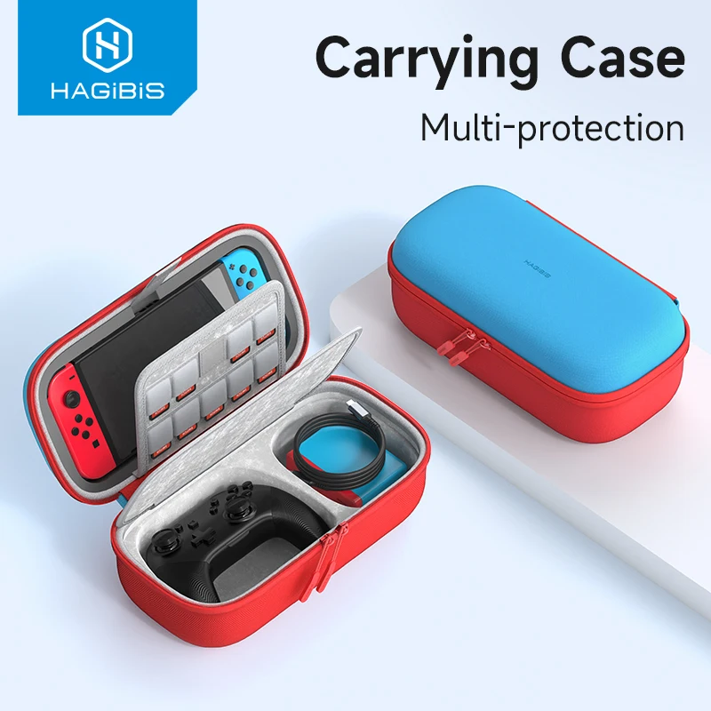 Hagibis Switch Carrying Case for Nintendo Switch /OLED with Game ...