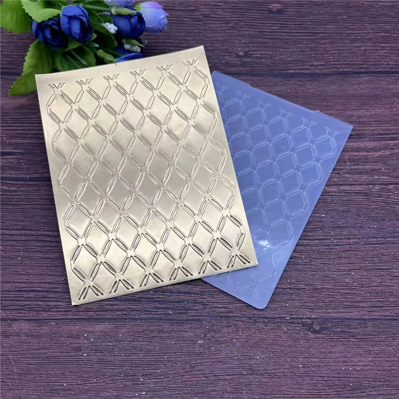 Diamond-shape-DIY-Plastic-Embossing-Folders-for-DIY-Scrapbooking-Paper ...