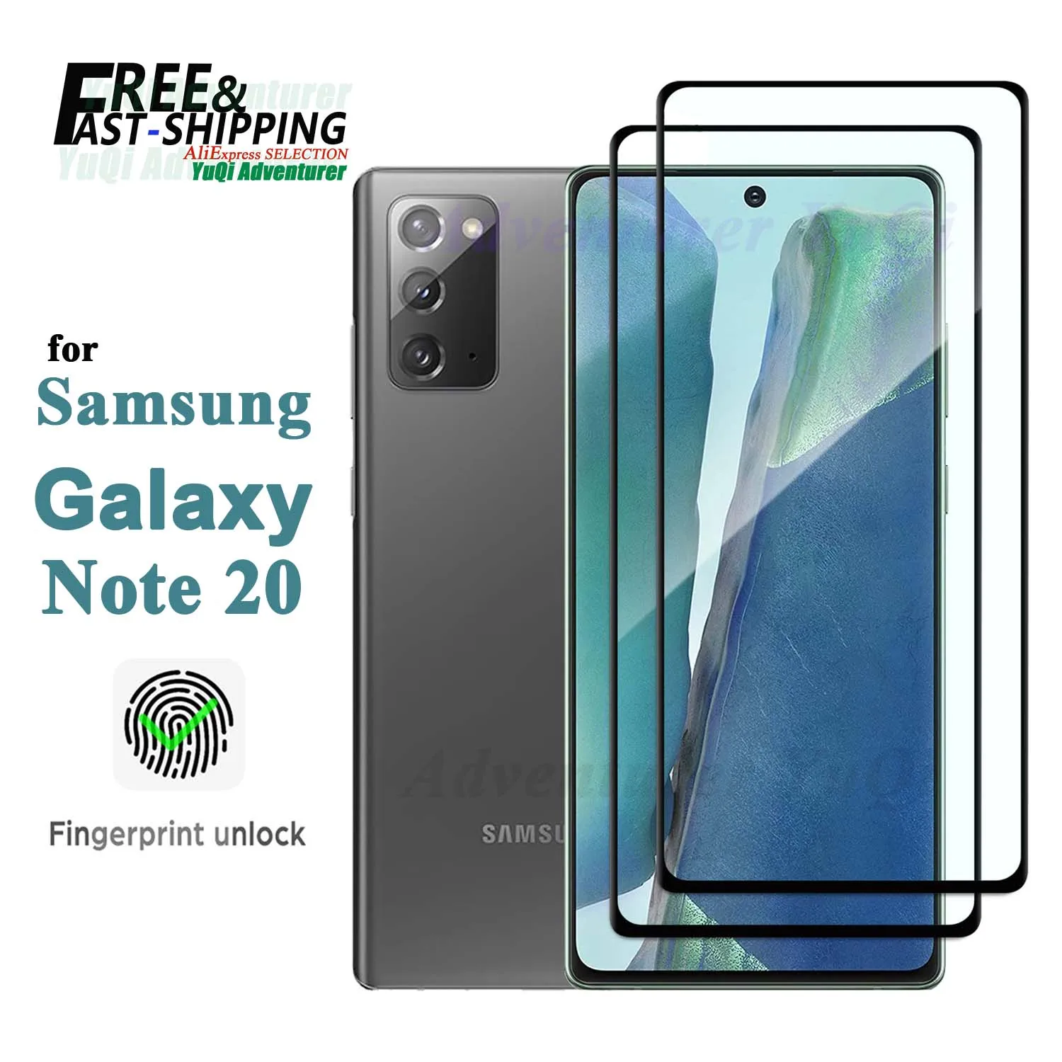 Screen Protector For Samsung Galaxy Note 20 Tempered Glass HD Crystal ...