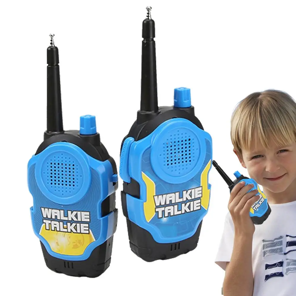 A Pair 50m Walkie Talkies Mini Portable Handheld Two-way Radio Toy For ...