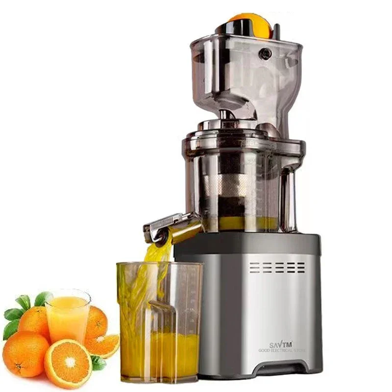 Slow-Juicer-7LV-Screw-Electric-Juice-Machine-220V-Stainless-Steel ...