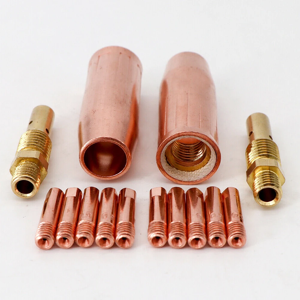 14pcs Mig Welding Nozzles 0.035" Kit For Twe Co Lincoln 100l Contact ...