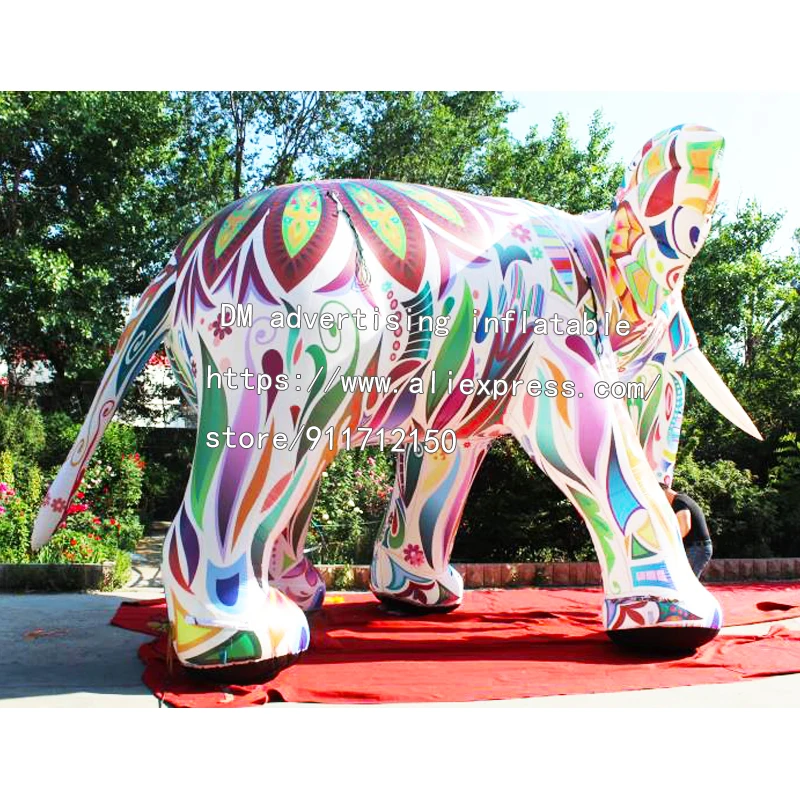 Free-Shipping-Giant-Inflatable-Elephant-Balloon-Cartoon-with-Blower-for ...