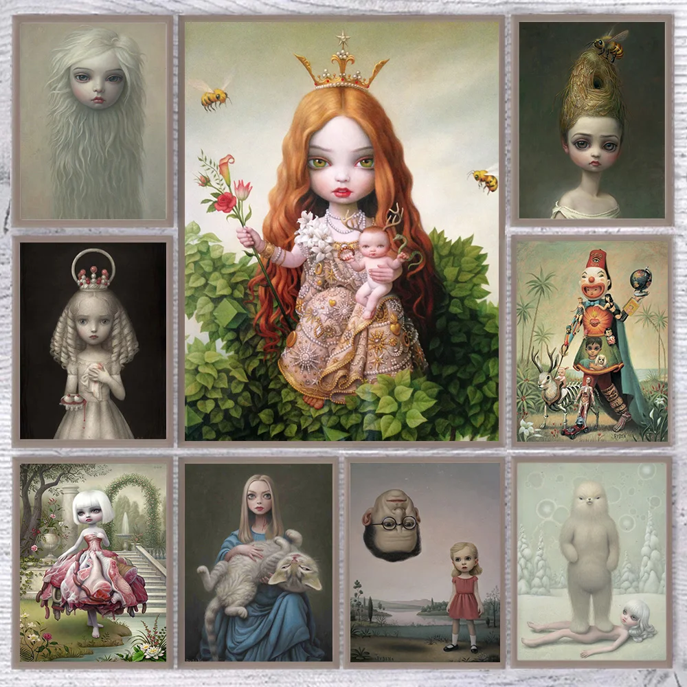 Mark-Ryden-Classic-Artwork-The-Meat-Show-Poster-Childish-Dark-World ...