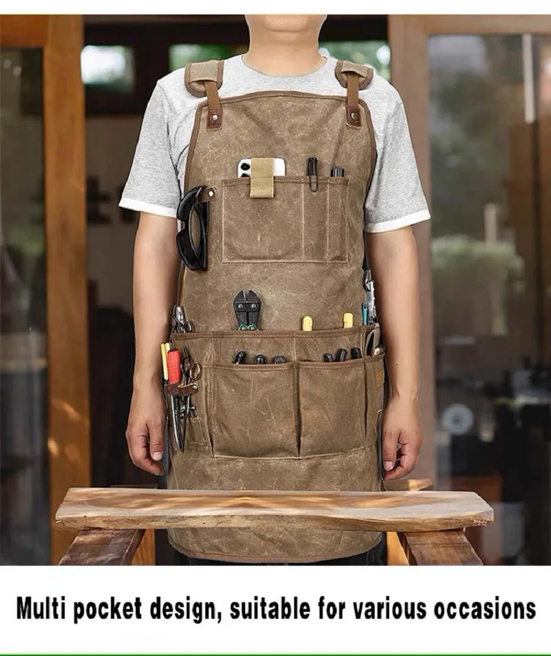 Waterproof-Thick-Canvas-Industrial-Craftsman-Artisan-Welder-Workwear ...