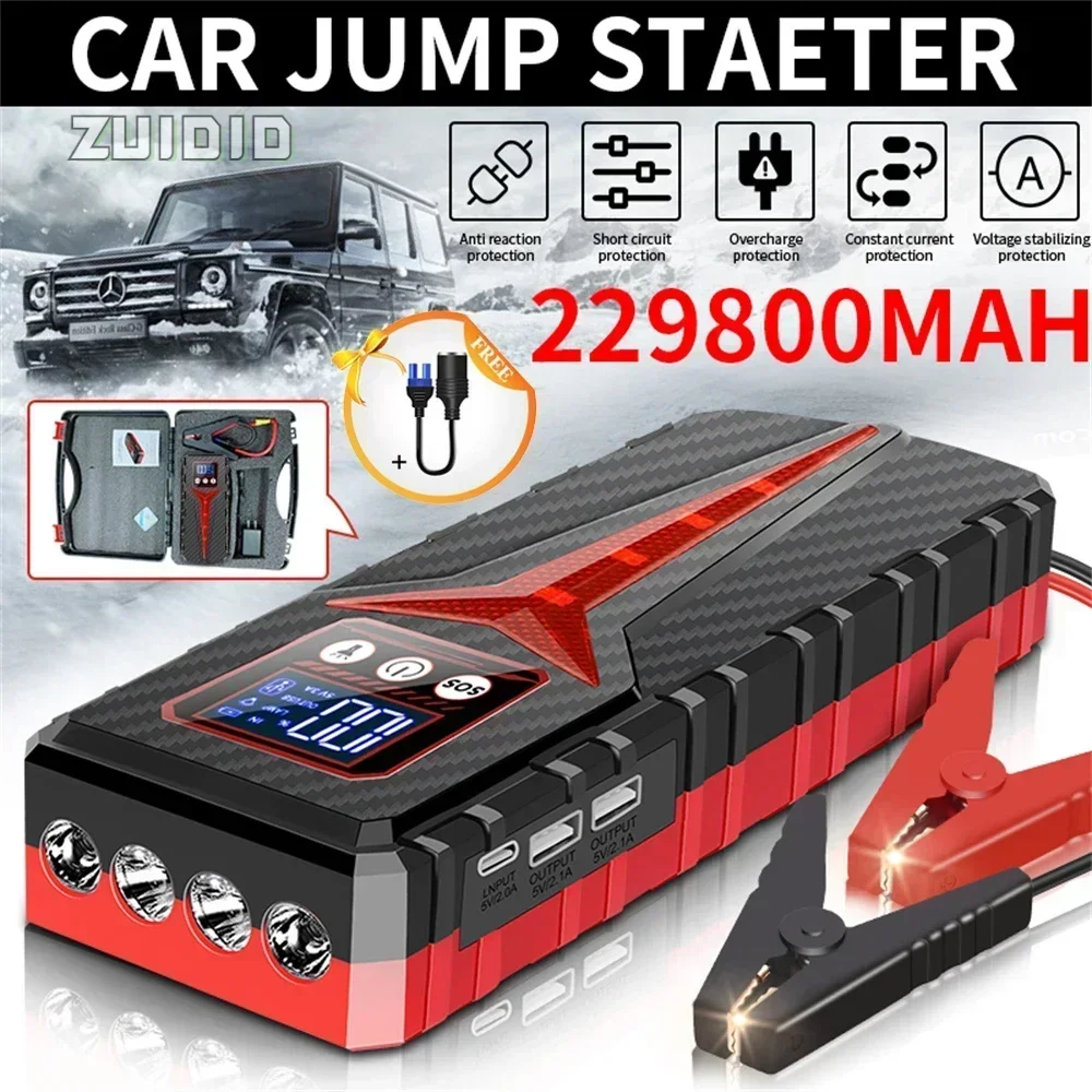 2298000mAh-Car-Jump-Starter-8000A-Battery-Charger-Emergency-Power-Bank ...