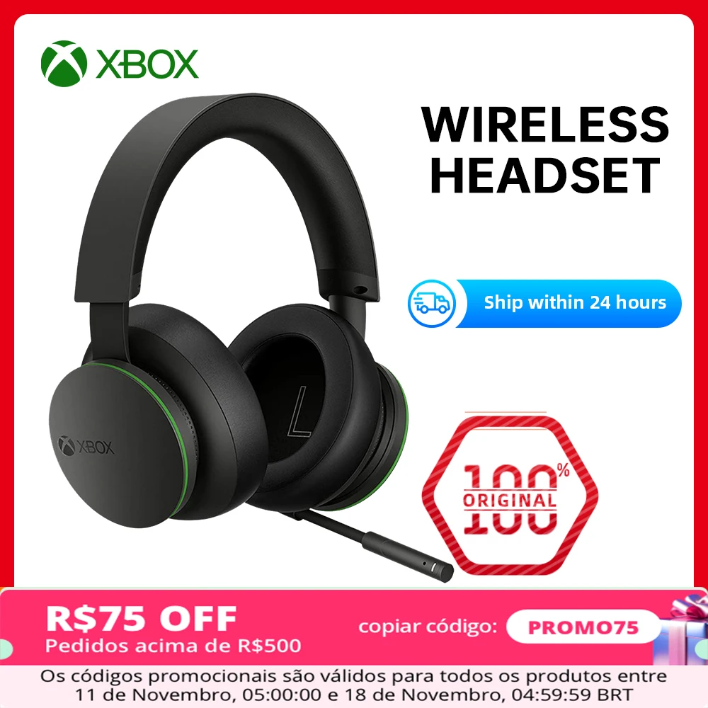 Microsoft-xbox-fone-de-ouvido-sem-fio-s-rie-x-s-windows-10-dispositivos ...