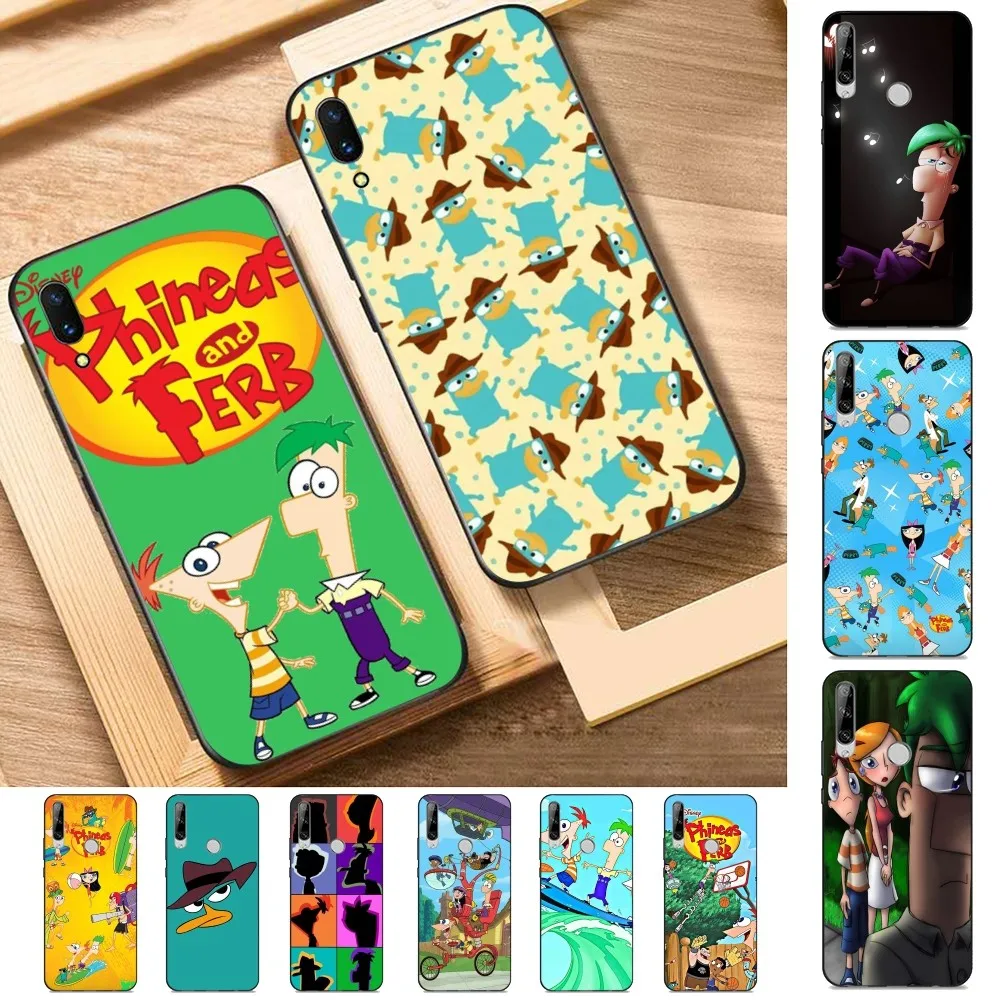 Disney-Phineas-and-Ferb-Phone-Case-para-Huawei-Y9-6-7-5-Prime-Enjoy-7s ...
