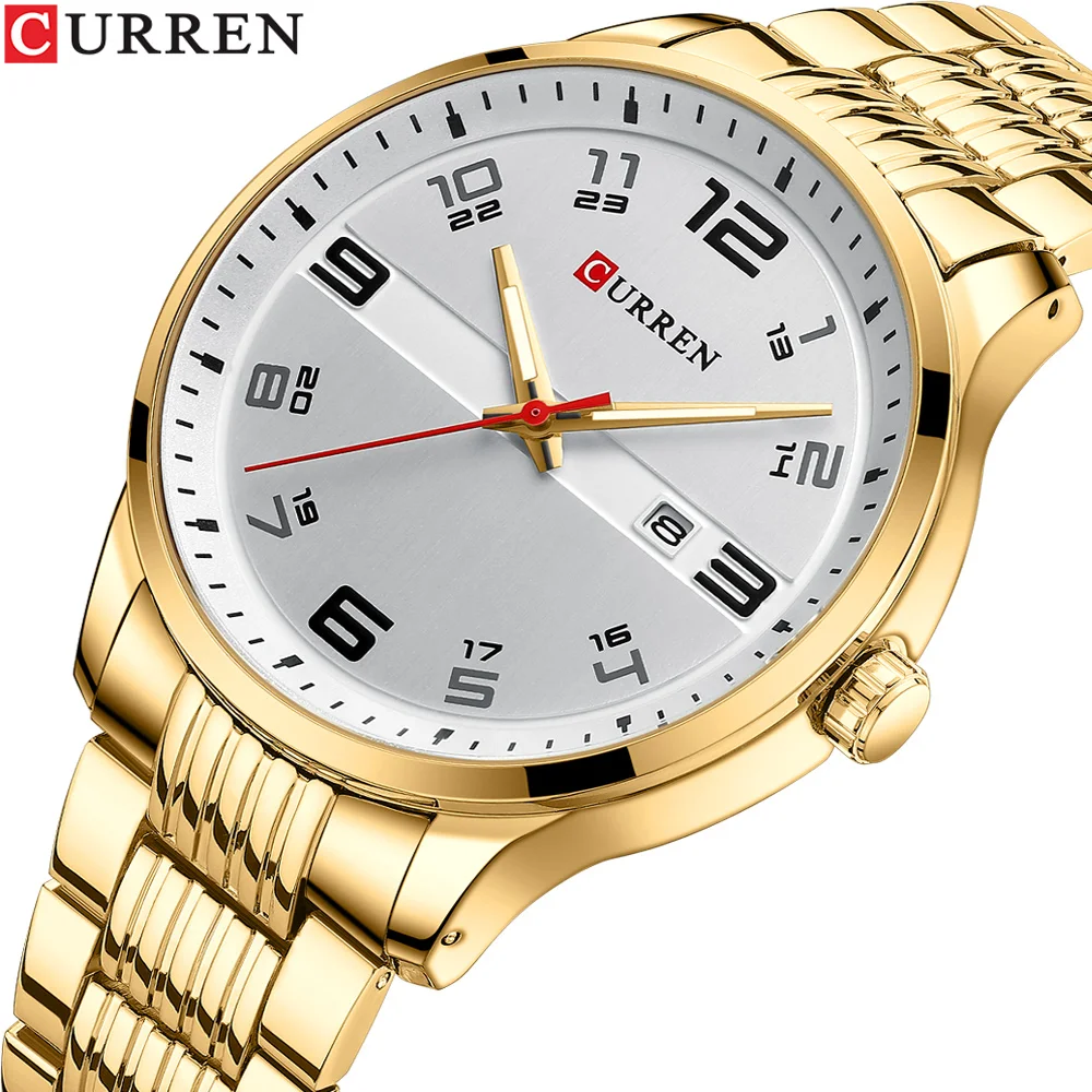 CURREN-Men-s-Watch-Top-Brand-Luxury-Sports-Quartz-Men-s-Watch-All-Steel ...