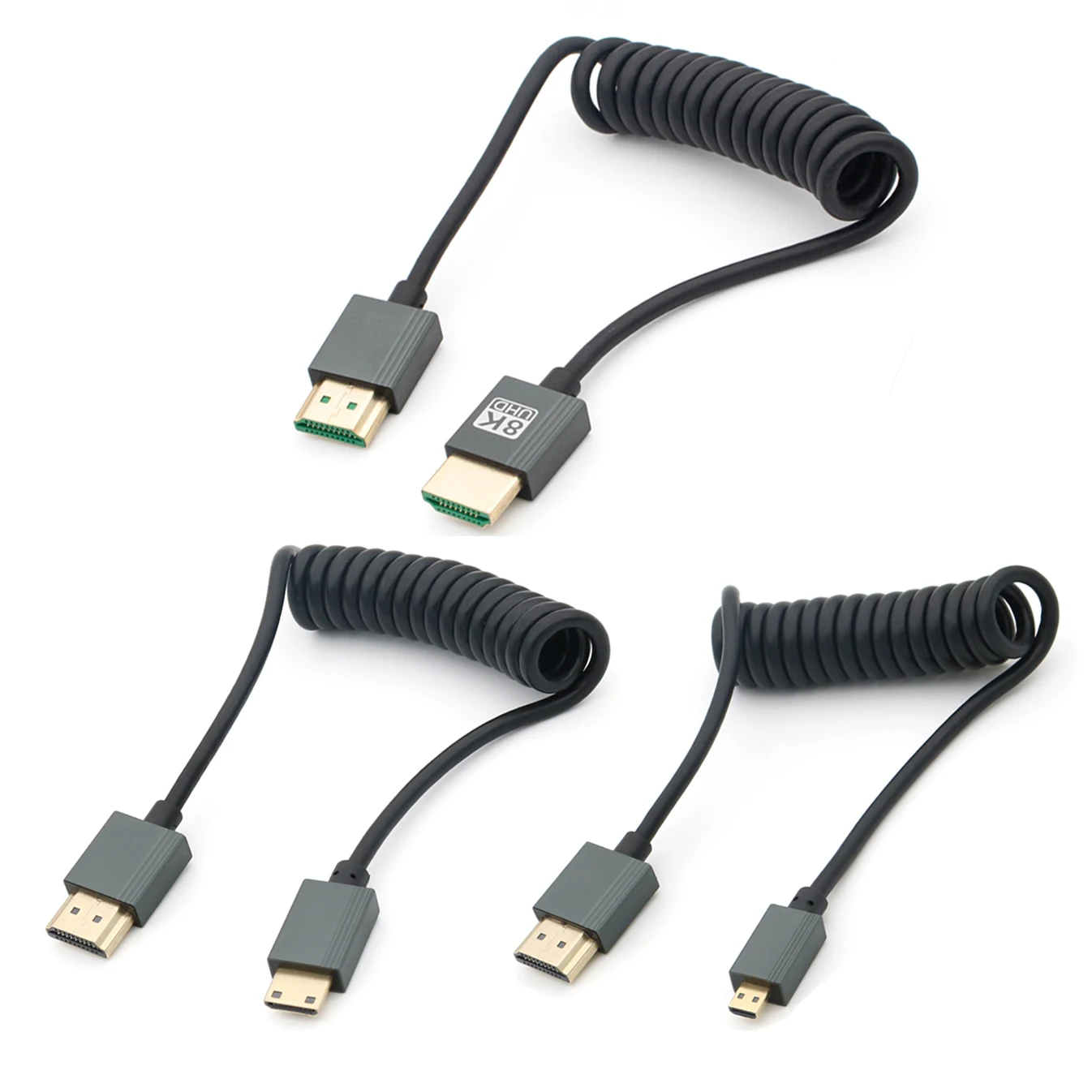 8K-UHD-Cable-2-1-Standard-HD-Mini-HD-Micro-HD-Stretch-Spring-Curl ...