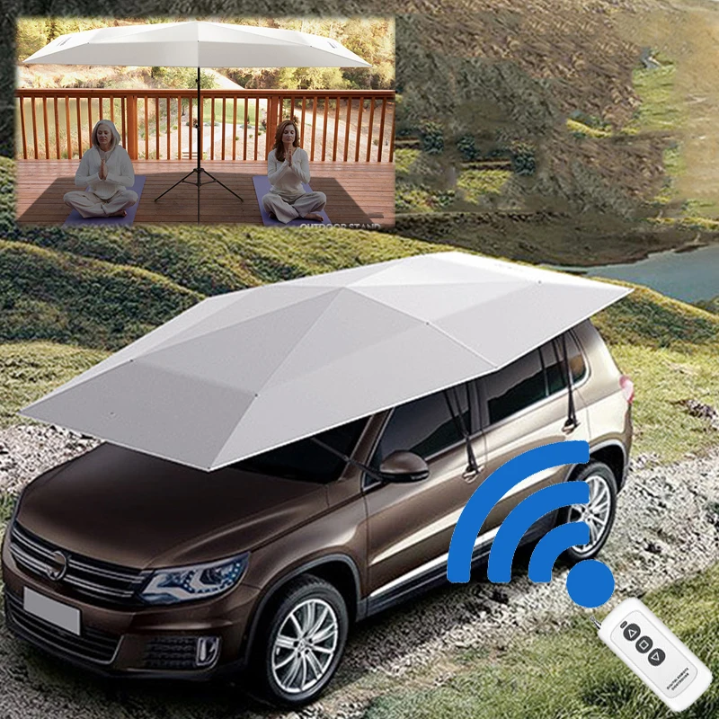 Full-Automatic Sunshade Folding Sunshade Mobile Shed Heat Shield Car ...