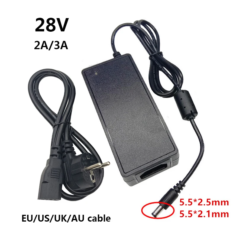 Universal 28V 28 Volt 2A 3A AC DC Power Adapter Supply Adaptor 28 Volt ...