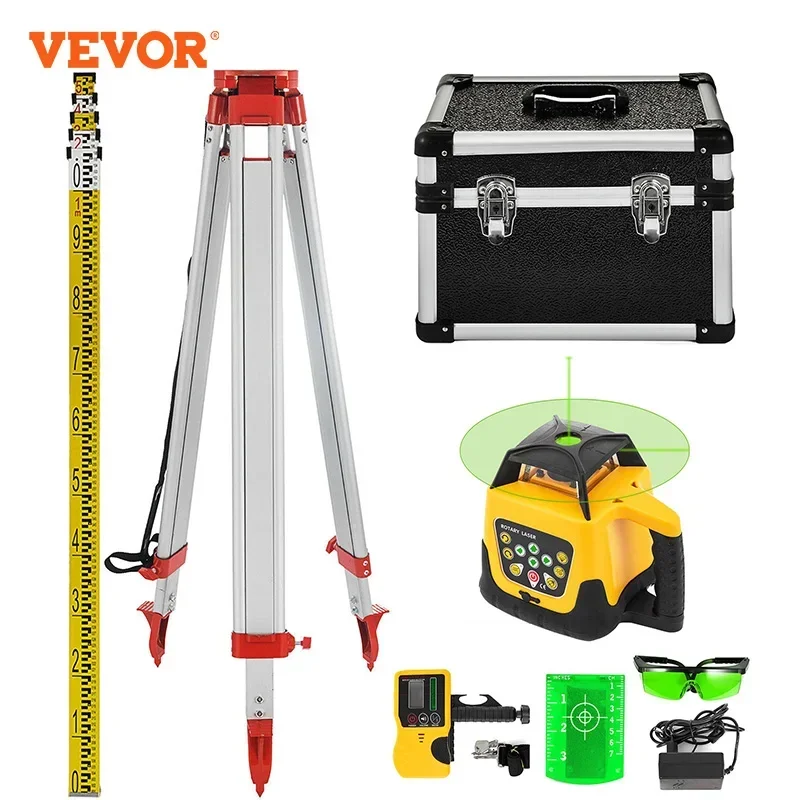 VEVOR Laser Level 360 Rotary 500m Range Self-Leveling Vertical ...