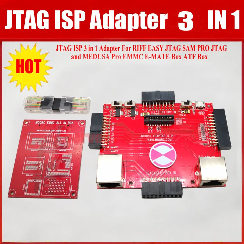 Newest Original Jtag Isp Adapter All In 1 For Riff Easy Jtag Sam Pro ...