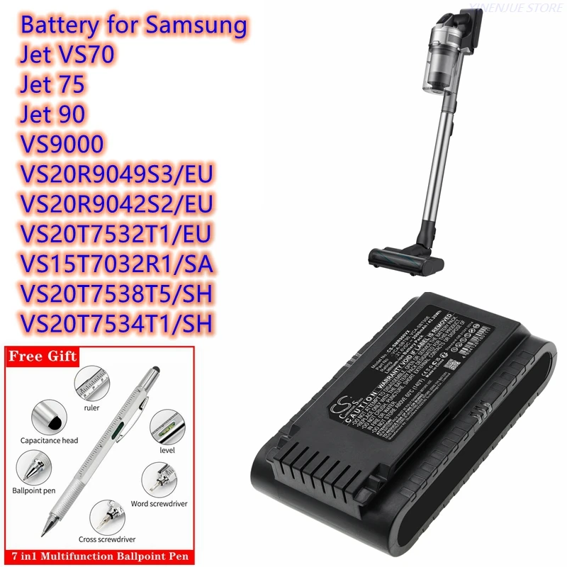 Vacuum-Cleaner-Battery-DJ96-00221A-VCA-SBT90-VCA-SBT90E-for-Samsung-Jet ...