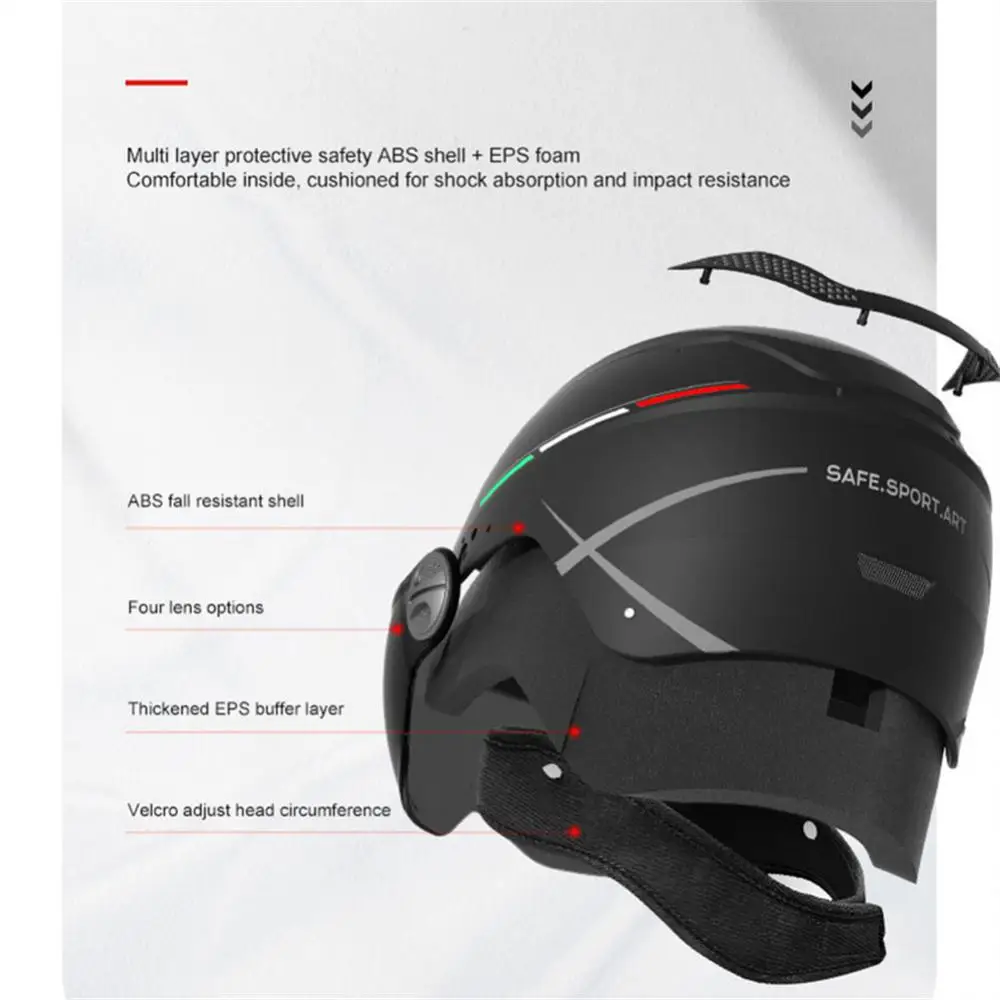 Electric-Scooter-Motorcycle-Helmet-Summer-Breathable-City-Commute-EPS ...