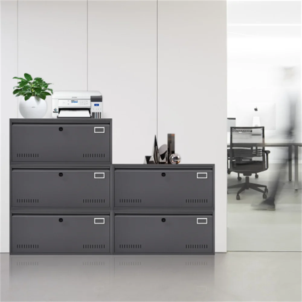 Used Black Filing Cabinets