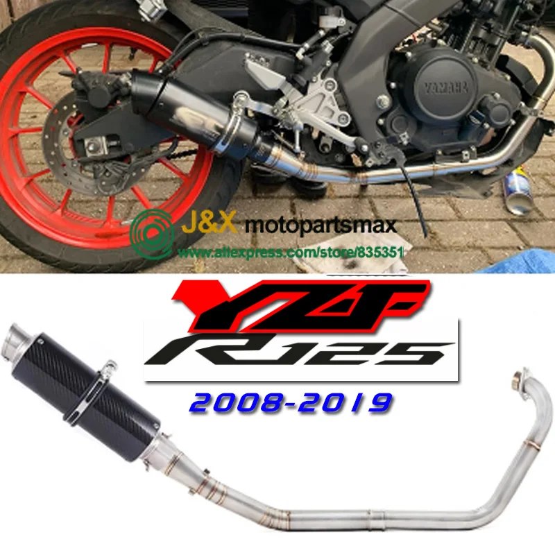 Sistema De Escape Completo Silenciador Para Yamaha Yzf R125 Mt125 sistema-de-escape-completo-silenciador-para-yamaha-yzf-r125-mt125