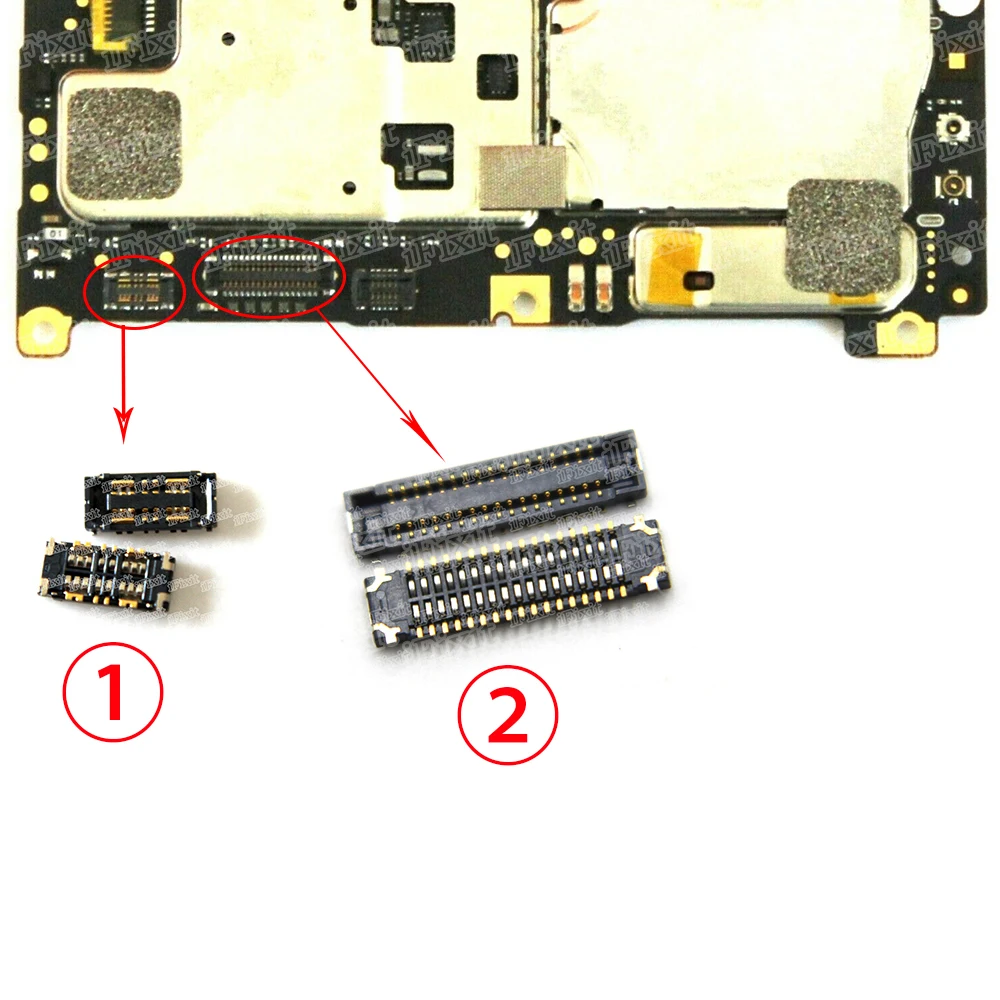 2 10 LCD FPC 플러그 PCB 커넥터 메인 보드 플렉스 커넥터 USB 보드 배터리 플러그 Asus Zenfone 5 ...