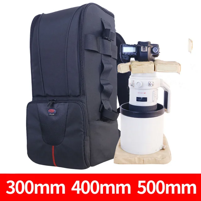 DSLR Camera Telephoto Lens Backpack Bag Case Waterproof Tamron Sigma ...