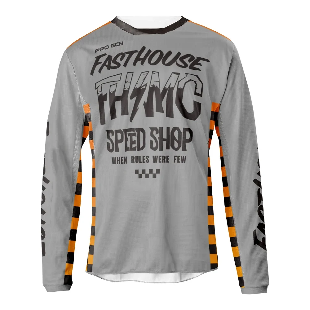2023-Men-FASTHOUSE-Cycling-Quick-Dry-Motocross-Jersey-Downhil-Mountain ...
