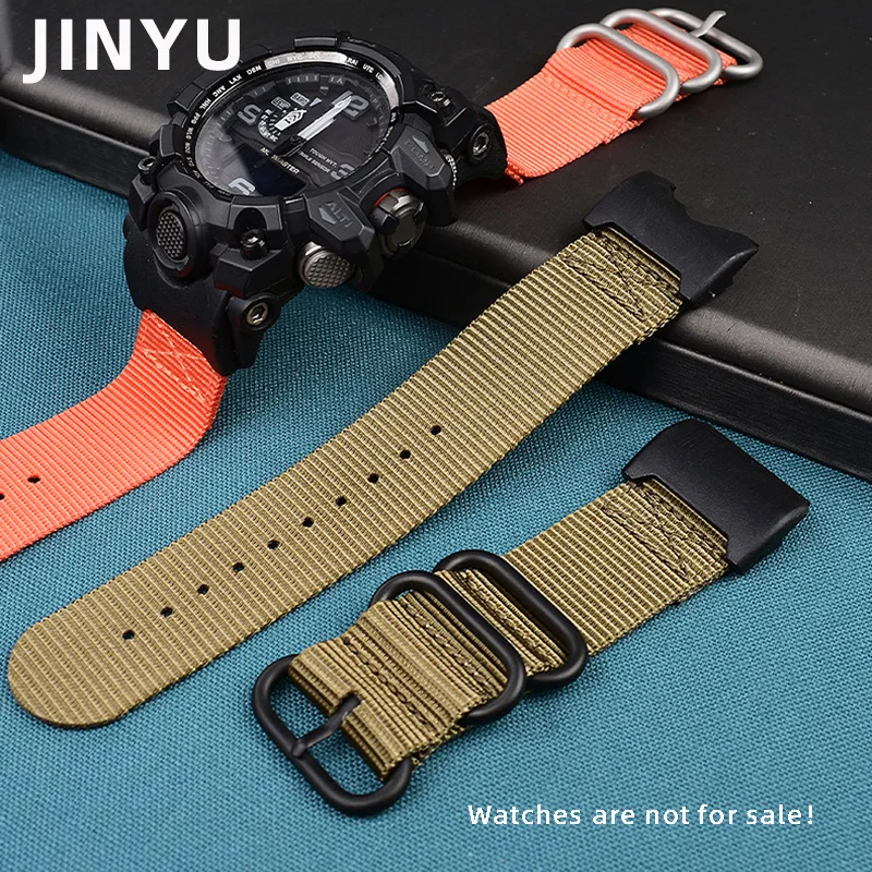Nylon Watch Band Adapter For CASIO G-Shock Modified Big Mud King GWG ...