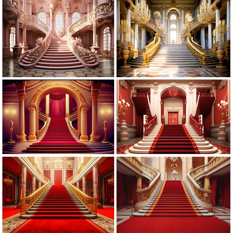 Palace-Stairs-Background-Red-Carpet-Wedding-Royal-European-Castle ...